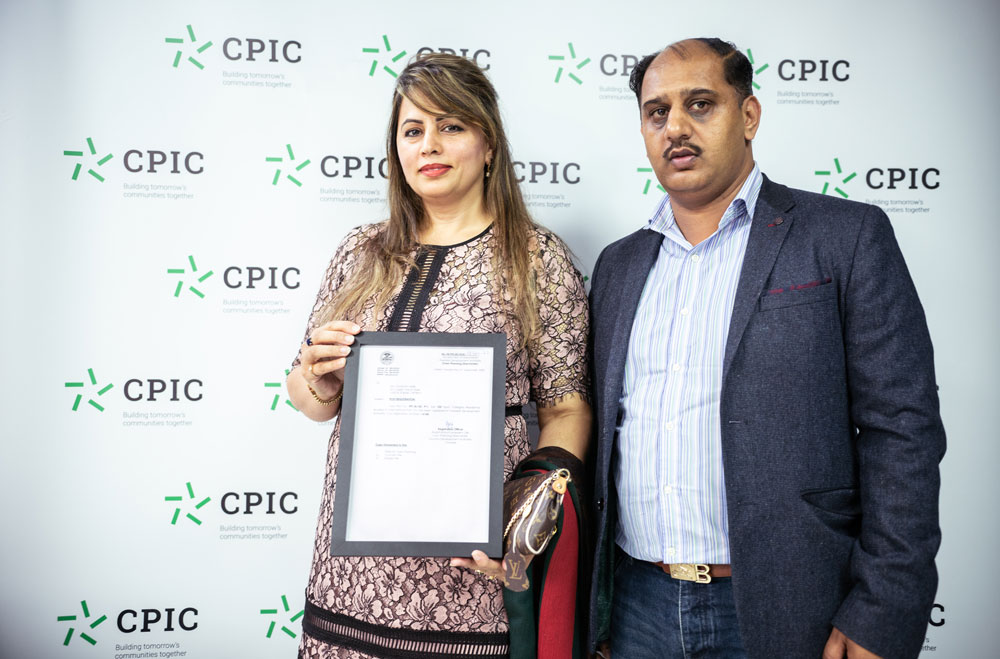 Congratulations | GDA Plot Registration Certificates handed out - CPIC ...